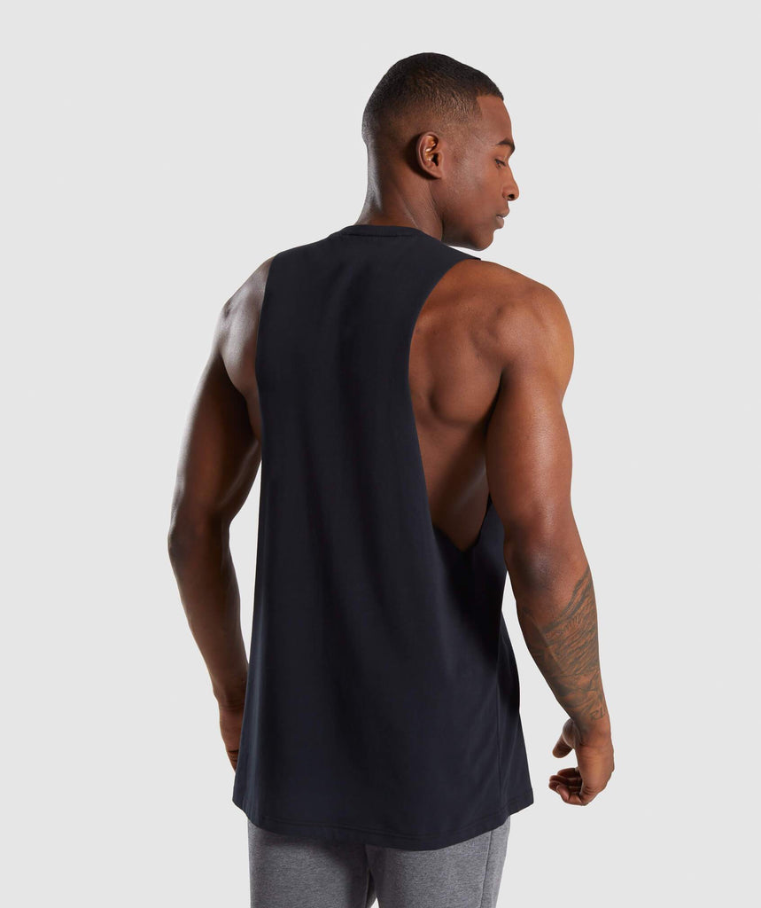 Gymshark Legacy Drop Armhole Tank - Black | Gymshark